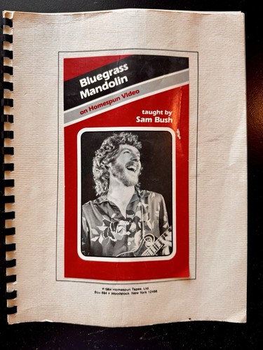 Sam Bush Bluegrass Mandolin 1984 Home Spun Instructional Book | eBay