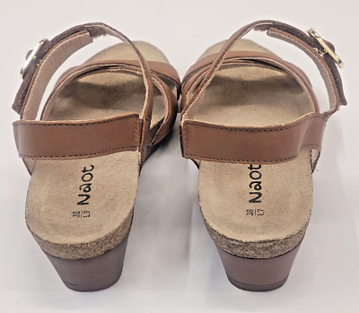 Naot Womens Throne Caramel Leather 40 | eBay