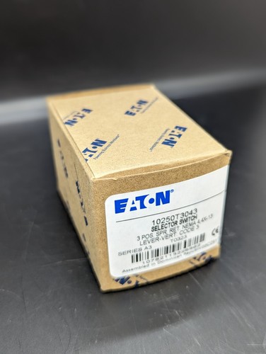 Eaton 10250T3043 3 Pos. Selector Switch New In Box USA | eBay