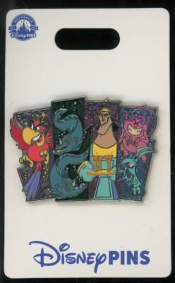 Evil Sidekicks Villains Iago Flotsam Jetsam Kronk Pain Panic Disney Pin ...