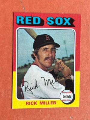 Rick Miller 1975 Topps Boston Red Sox #103 NR/MINT SHIPS FREE NEW TOP ...