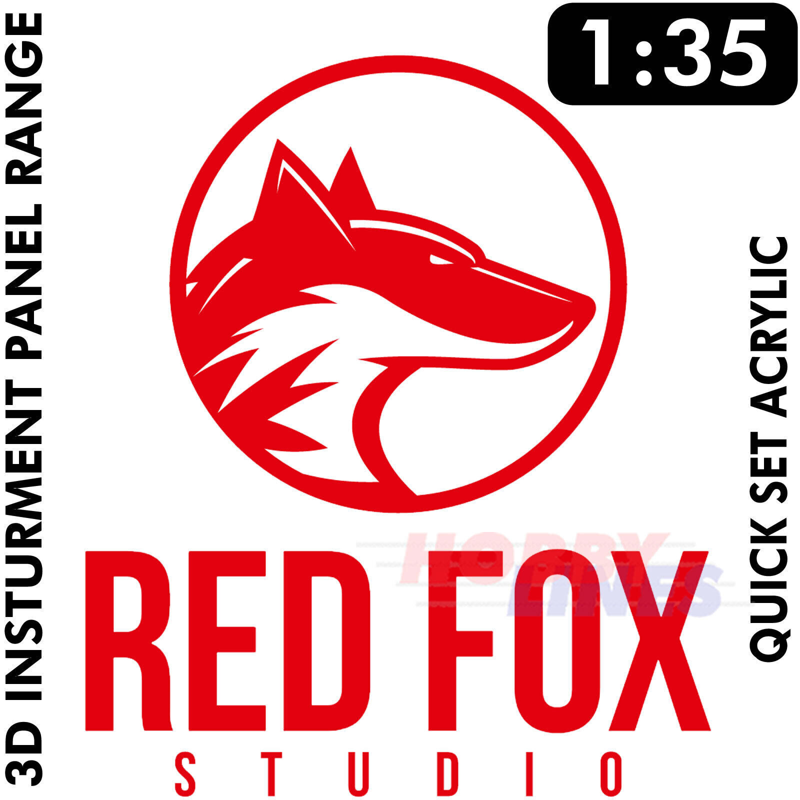 Red Fox Studio 3D Printed Instrument Panel Set BORDER model kit 1:35 ...