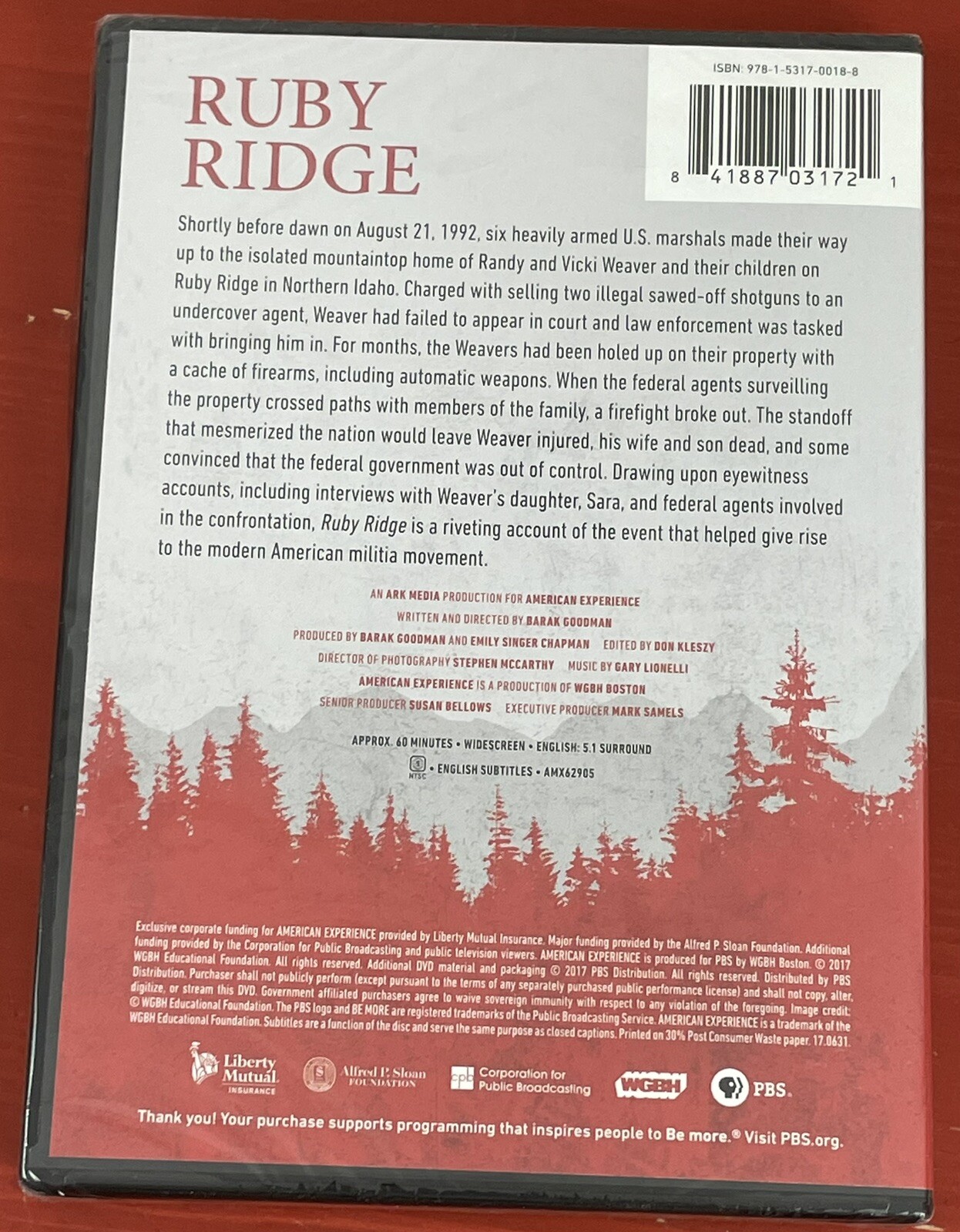 American Experience: Ruby Ridge DVD PBS 2017 NEW SEALED | eBay