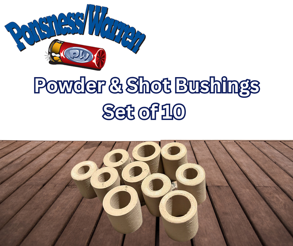 Ponsness Warren Powder & Shot Bushing Set Of 10 | eBay