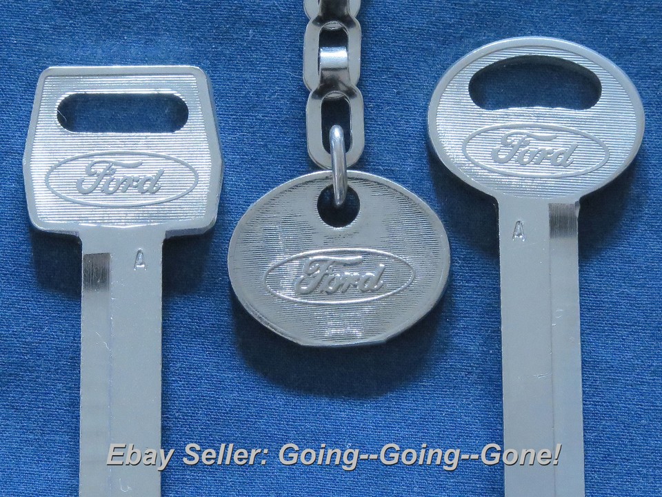 SET 2 ORIGINAL FORD KEY BLANKS H51 H50 1167FD S1167FD 1966-1993 + VTG ...