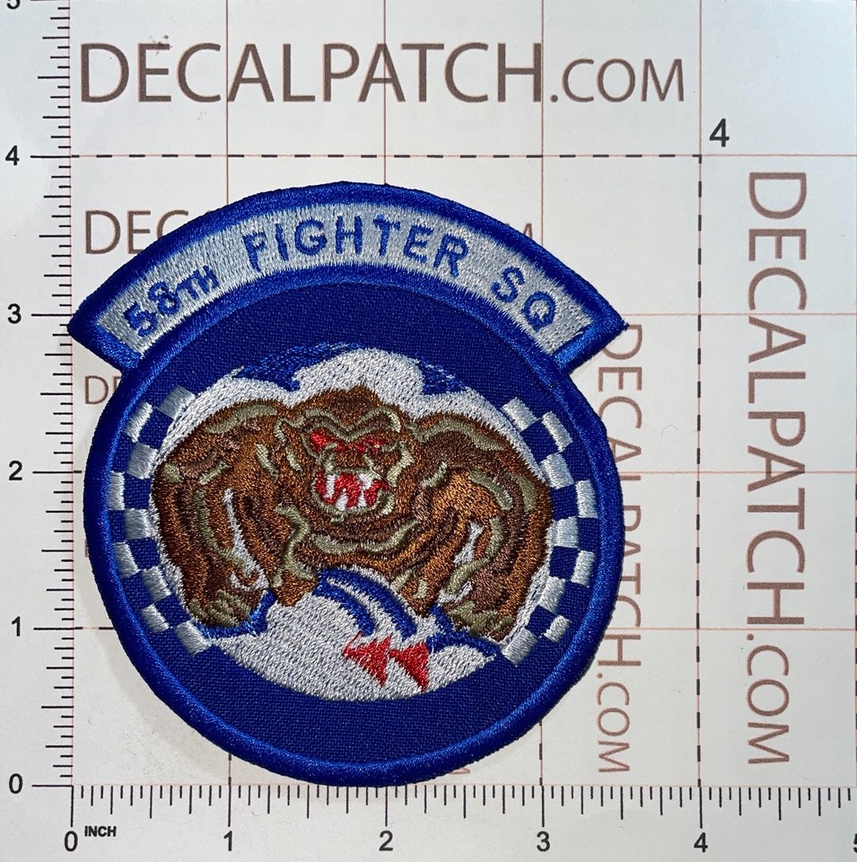USAF 58th Fighter Squadron Patch Hook & Iron-On Repro New A422 | eBay