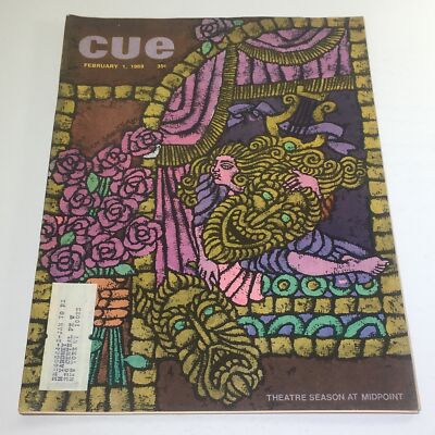 Cue Magazine: February 1 1969 - Full Magazine/Theme Cover Miriam ...