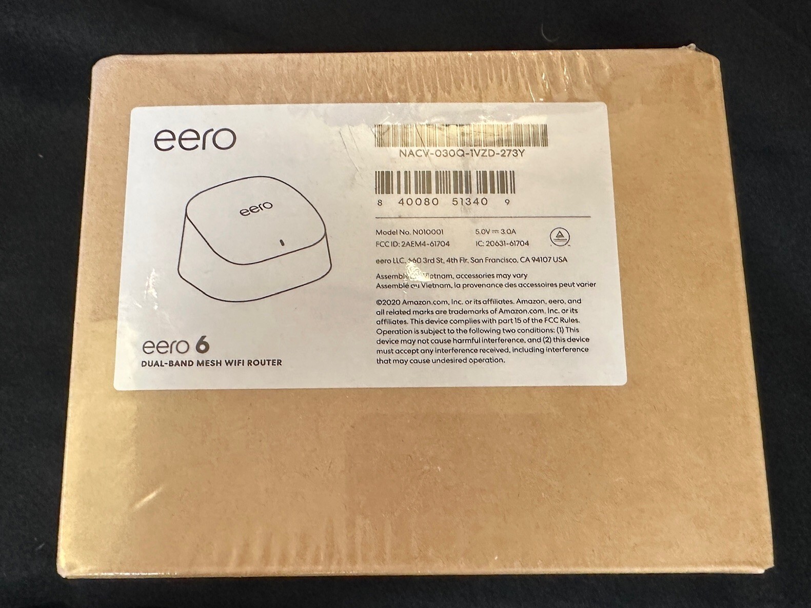 eero 6 2 Port 900 Mbps Router - N010001 for sale online | eBay