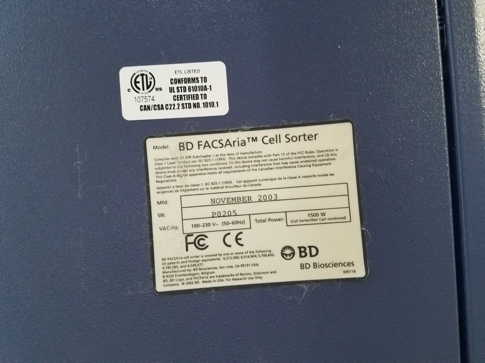 BD Biosciences FACSAria IIU Cytometer Cell Sorter | eBay