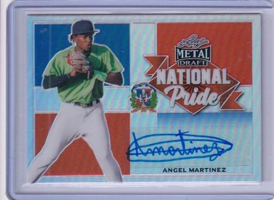 ANGEL MARTINEZ 2021 Leaf Metal Draft Auto National Pride Autographs #NP ...