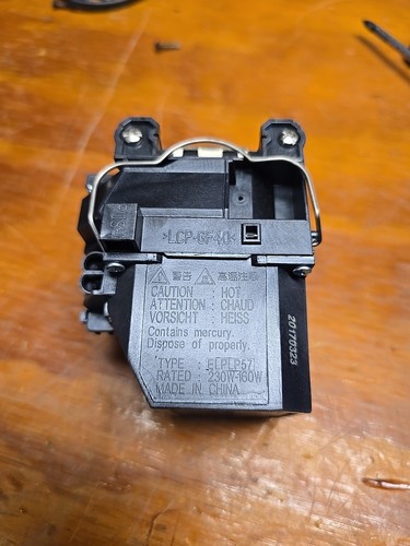 Genuine OEM Epson LCP-GF40 Kr85 Projector Lamp Bulb ELPLP57 with ...