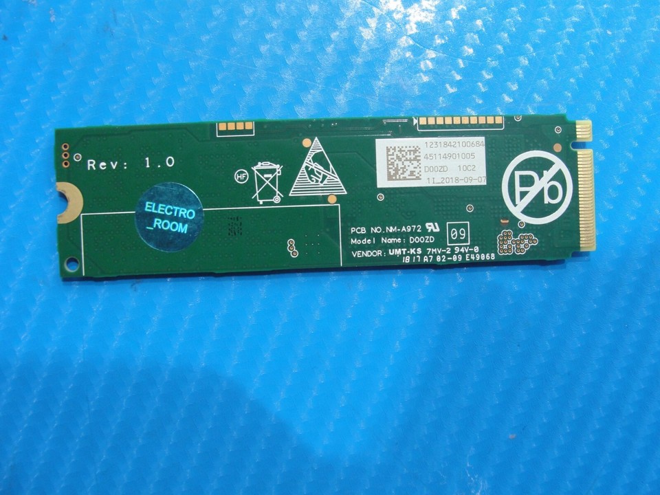 Lenovo ThinkPad E580 Union Memory 256GB NVMe M.2 SSD Solid State Drive ...