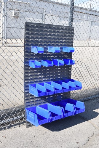 Akro-Mils Wall Mount Garage Storage Steel Louvered Panel 35-3/4W x 32D ...