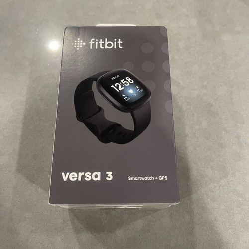 Fitbit Versa 3 Smartwatch Black New 811138039813 | eBay