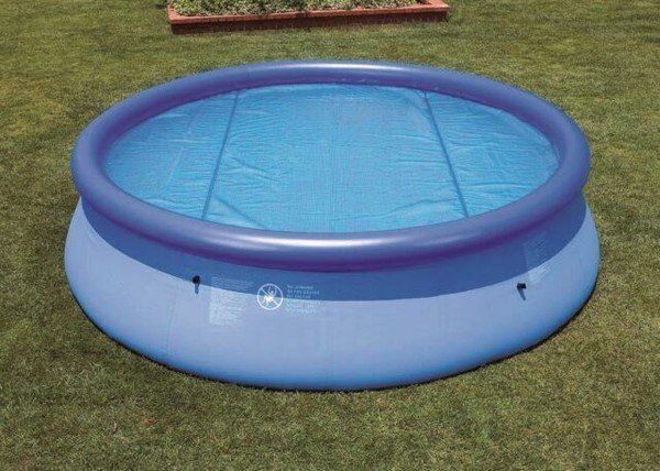 Intex 29022 12ft Solar Pool Cover for Frame or Easy Set Pools for sale ...