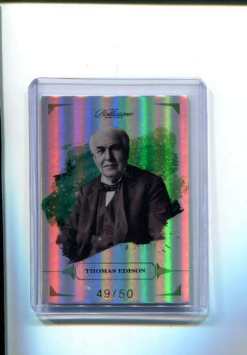 2023 Pieces of the Past Bellissimo Edition Green Thomas Edison Base 49/ ...