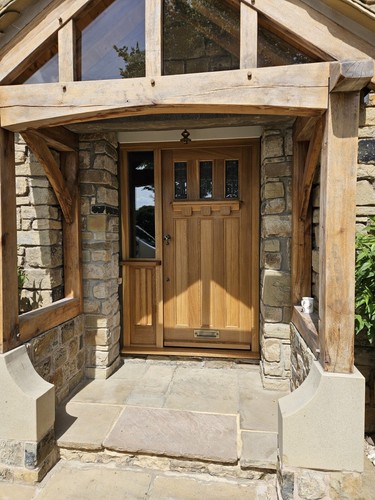 Front Door & External Door Frame Set Solid European Oak - Made To ...