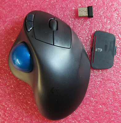 Genuine Logitech Logi M570 Wireless Trackball Mouse with USB Receiver ...