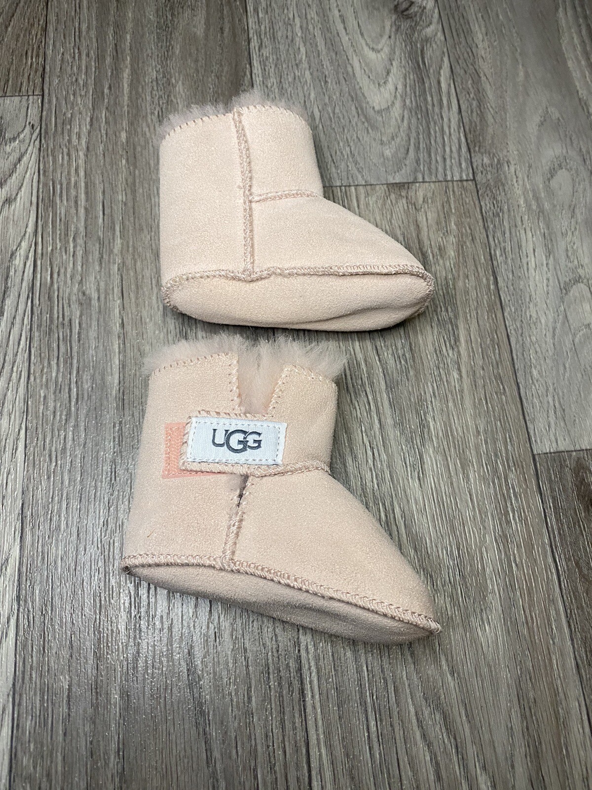 UGG Suede and Shearling Boots Toddler Booties - Gem