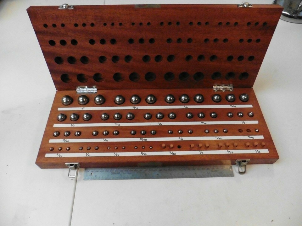 Precision Ball Set Inspection Grade Superb - Very Large Set 1/16" to 1 ...