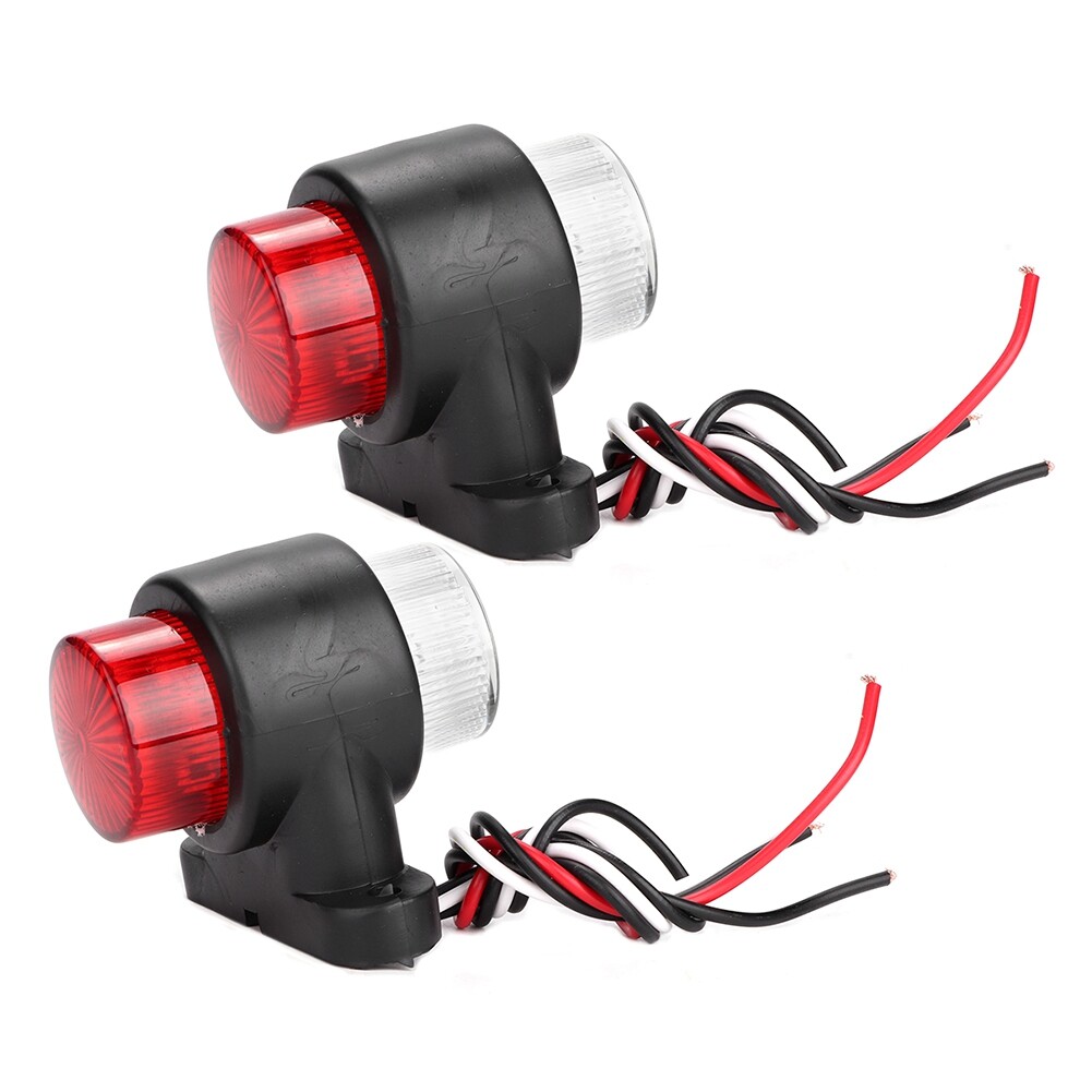 LED Position Light Signal Lamp 2pcs/Pair Car Trailer Truck 12V-24V ...