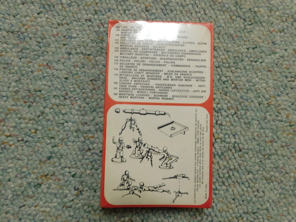 Atlantic of Italy 1/72 Box# 119 WW2 Italian machine guns + mortars w ...