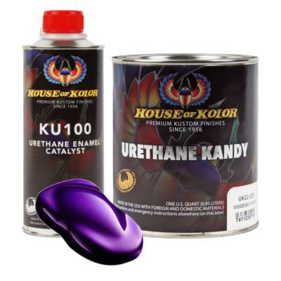 House of Kolor UK22 Voodoo Violet Urethane Kandy Kolor Quart Kit w ...