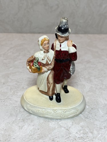 Sebastian Miniature THE PILGRIMS Couple Copyright 1958 SIGNED | eBay
