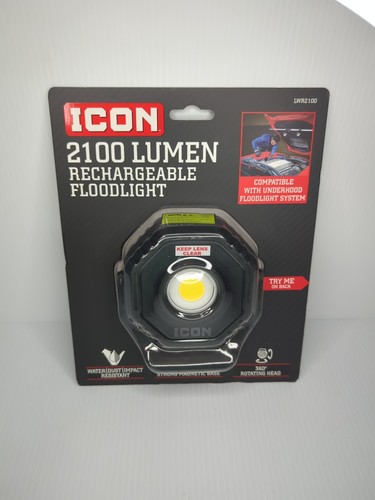 ICON LWR2100 2100 Lumens FloodLight Rechargable Magnetic 360 Rotating ...