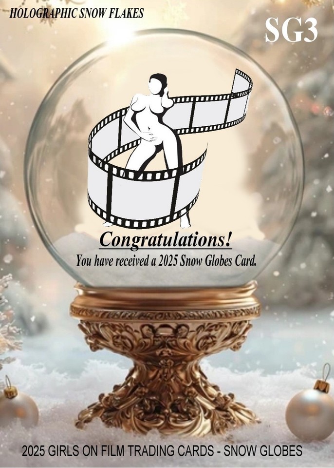 2025 GOF Snow Globes Olivia Dunne HOLO SNOW FLAKES Card | eBay