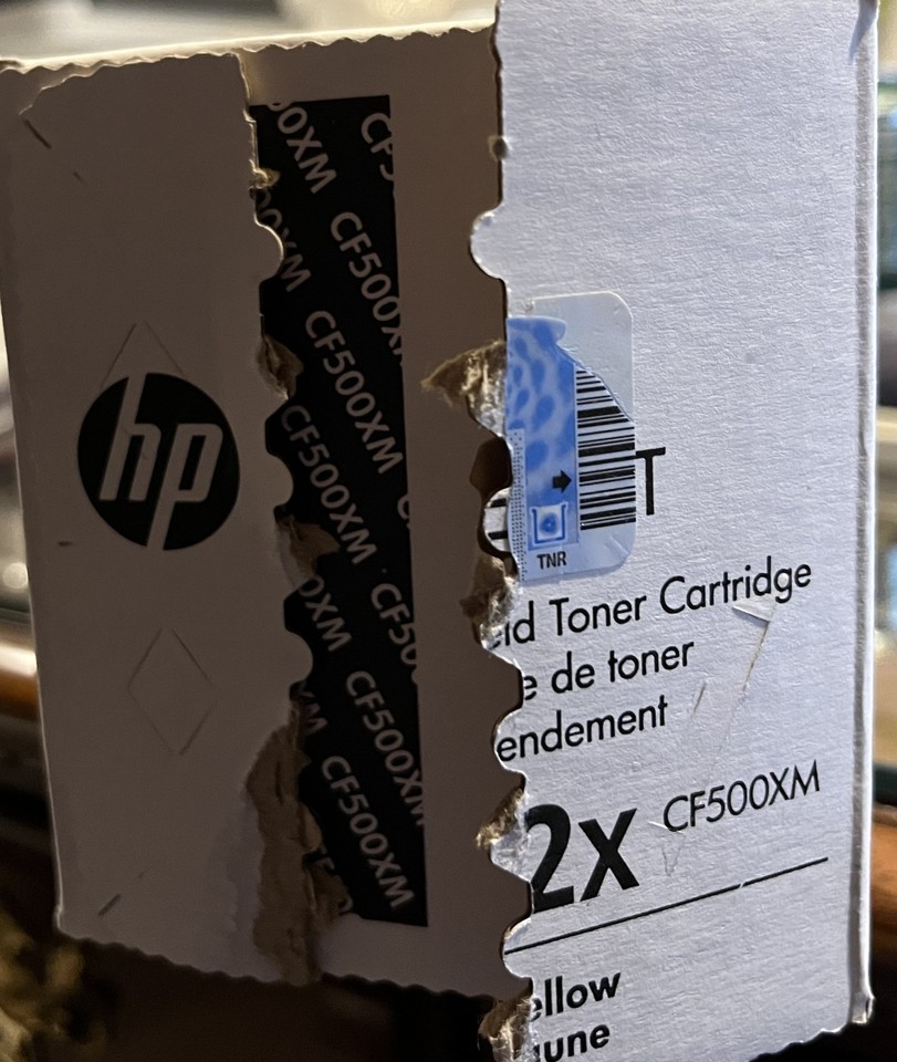 HP CF502X LaserJet 202x Yellow High Yield Toner Print Cartridge - Open ...