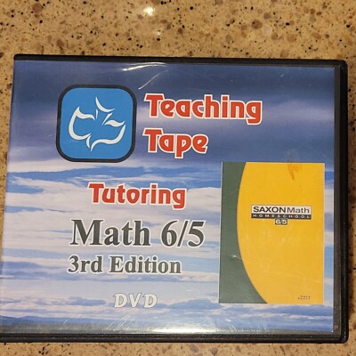 Teaching Tapes, Saxon Math 6/5, 3rd Edition, DVD , Tutoring | eBay