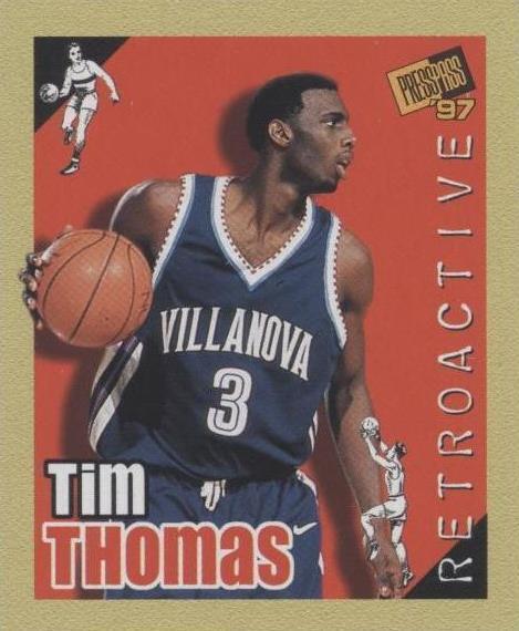 1997 Press Pass Double Threat - Retroactive Tim Thomas #7 (RC) for sale ...