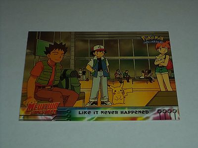 #40 Like It Never Happened Pokemon the First Movie Card 1999 Topps ...