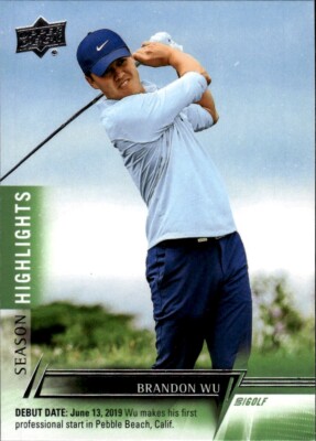 2024 Upper Deck Golf Brandon Wu #61 | eBay