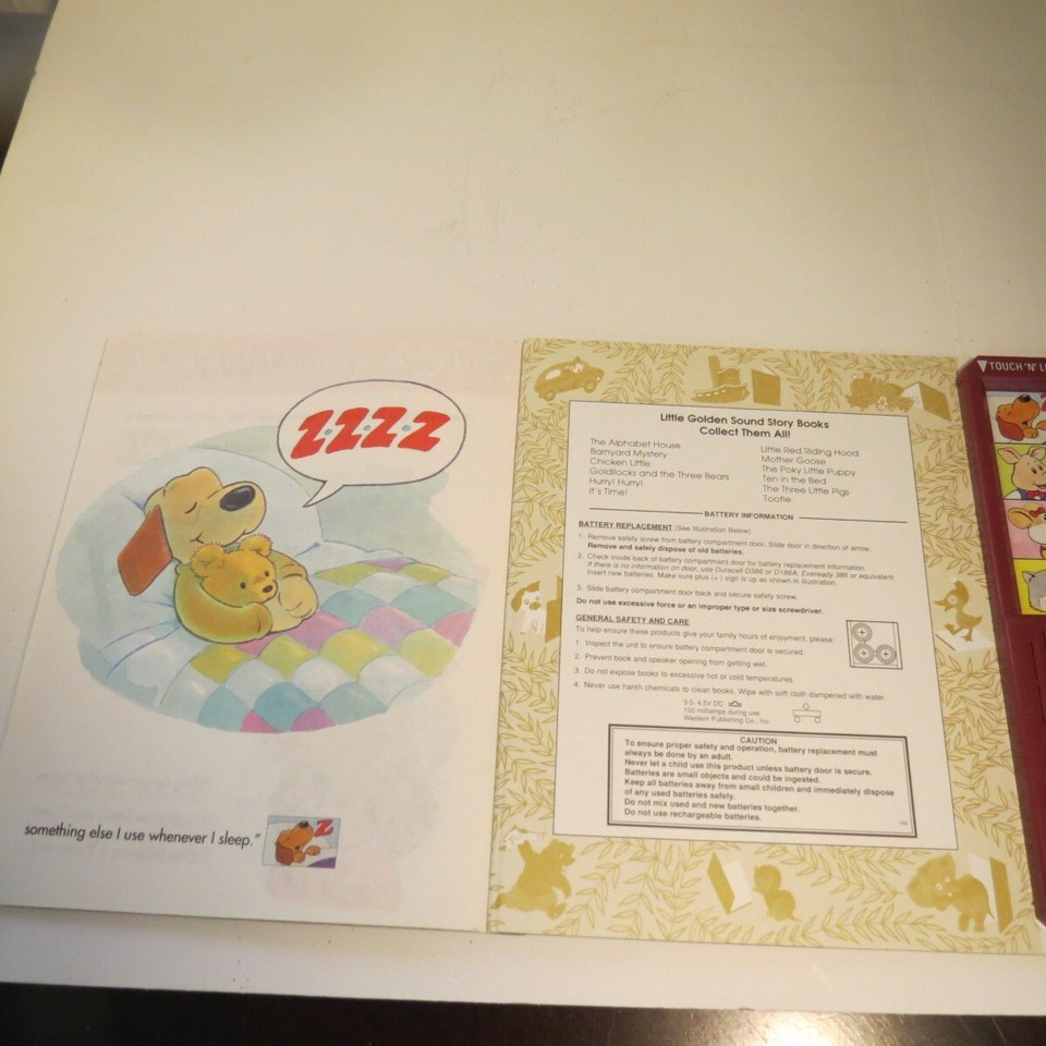 Vintage Little Golden Book Sound Story The ABC House A book about ...
