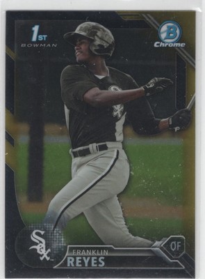 2016 Bowman Chrome Franklin Reyes Black Yellow #BCP208 | eBay