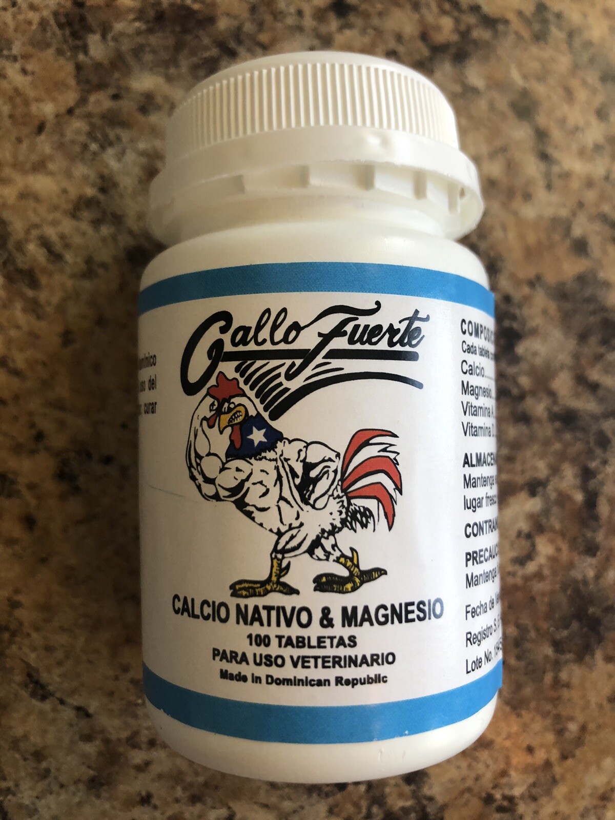 Gallo Fuerte Calcium and Magnesium 100 tablets | eBay