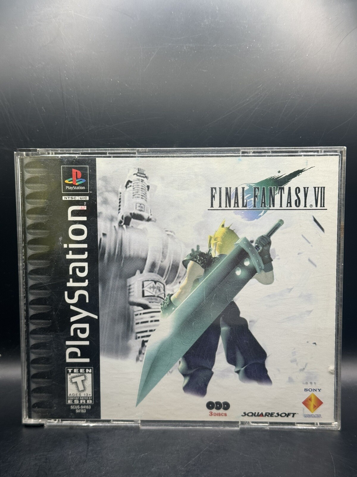 Final Fantasy VII (PlayStation 1, 1997) Tested & Works Discs & Case *No ...