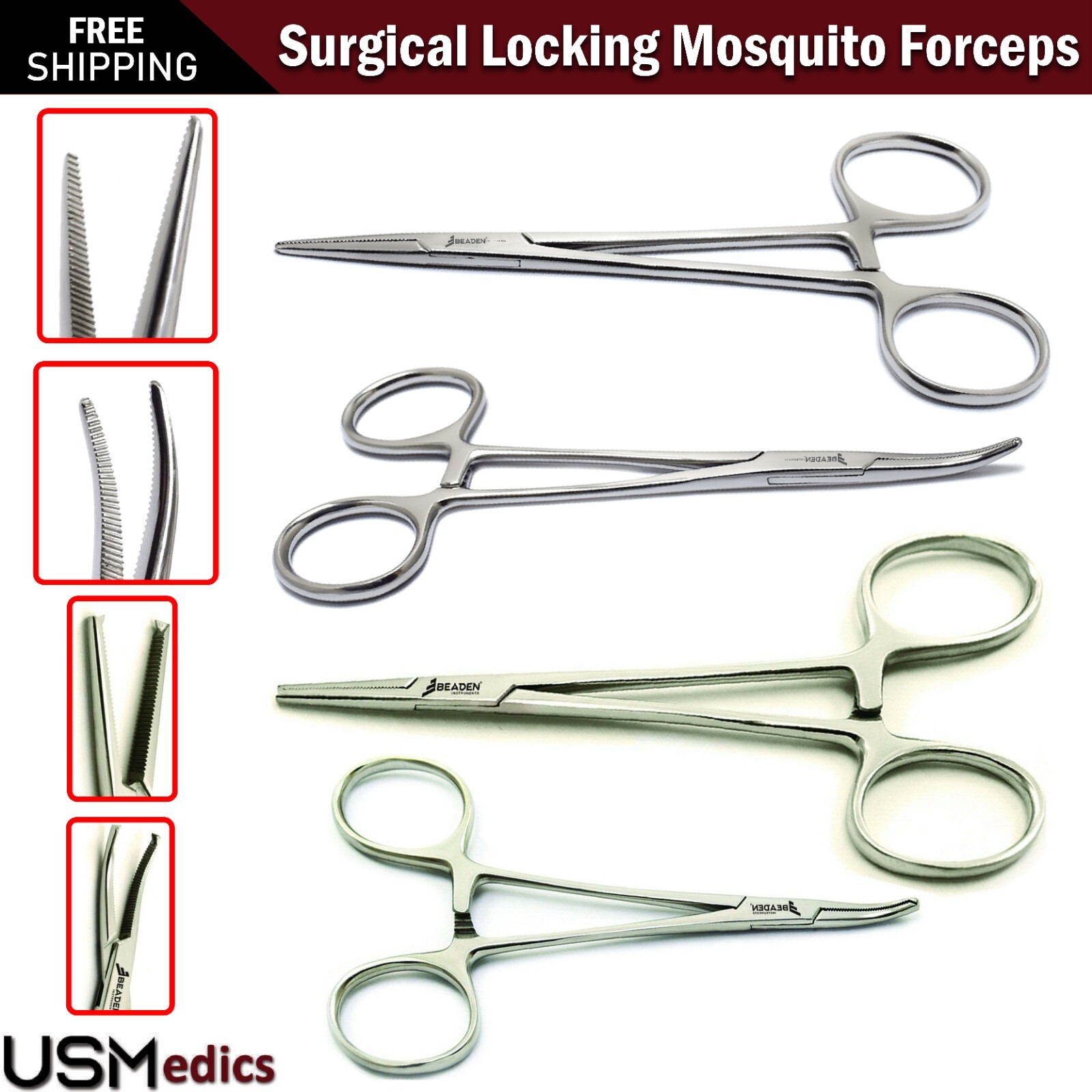 HEMOSTAT MOSQUITO LOCKING FORCEP MICRO HALSTED HEMOSTAT TATTOO PIERCING ...