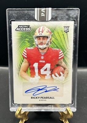 2024 Panini NFL Instant Signature RICKY PEARSALL Auto Rookie Card RC ...
