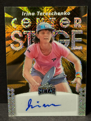 2024 Leaf Metal Gold IRINA TERESCHENKO Pickleball AUTO 1/1 | eBay