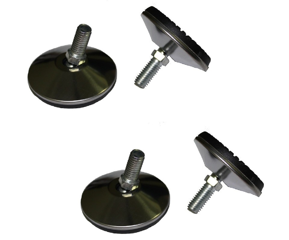 M8 Metric Thread Adjustable Table Feet - Swivel & Tilt (Set of 4 Feet ...