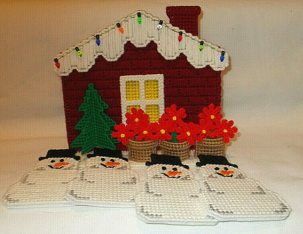 Handmade Plastic Canvas Coaster Sets | eBay