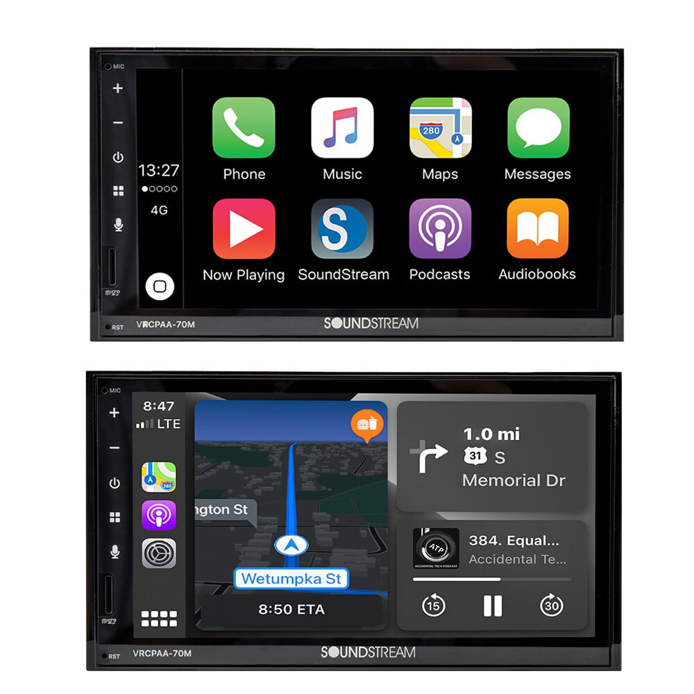 7" Apple Carplay Car & Android Auto Radio Stereo Kit for 1995-1998 GMC ...