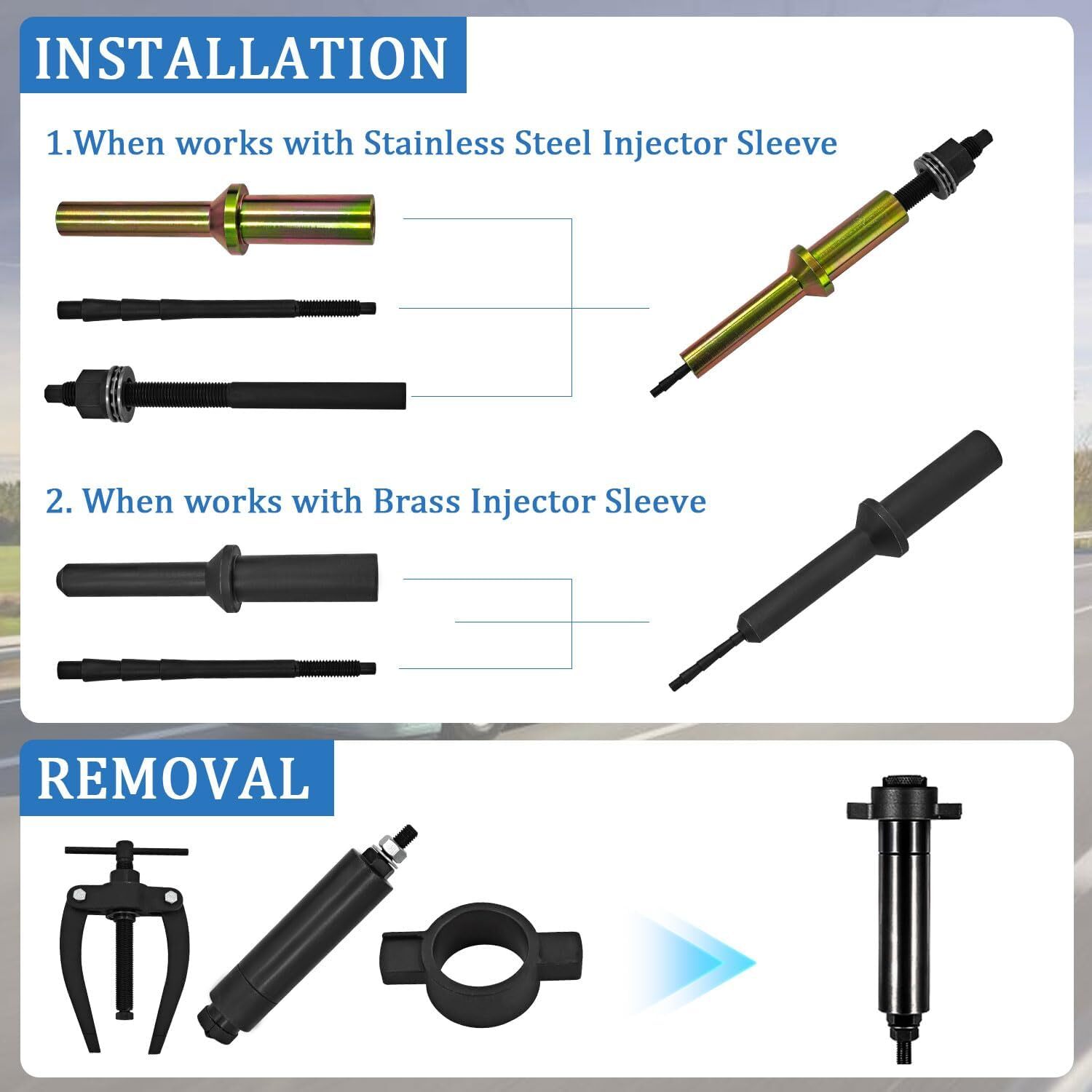 Injector Sleeve For Volvo FM12 D11/13/16 Mack MP7 MP8 Remover ...