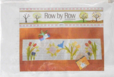 QUILT KIT - ROW BY ROW 2014 EXPERIENCE - BIRDS AND TULIPS - NEW! | eBay