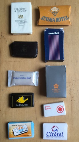 Lot 11 savons publicitaires collection du monde miniature soaps ...