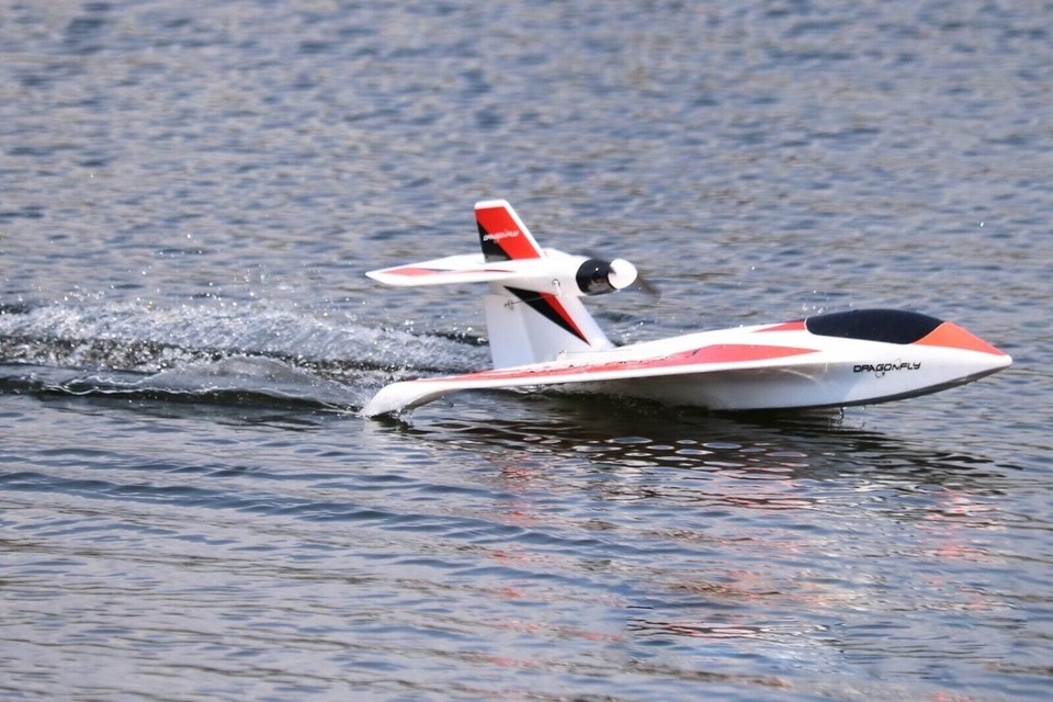 RC Airplane Aircraft Skynetic Dragonfly Seaplane V2 700mm 27.5 ...
