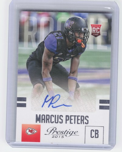 2015 Panini Prestige #265 Marcus Peters RC Auto | eBay